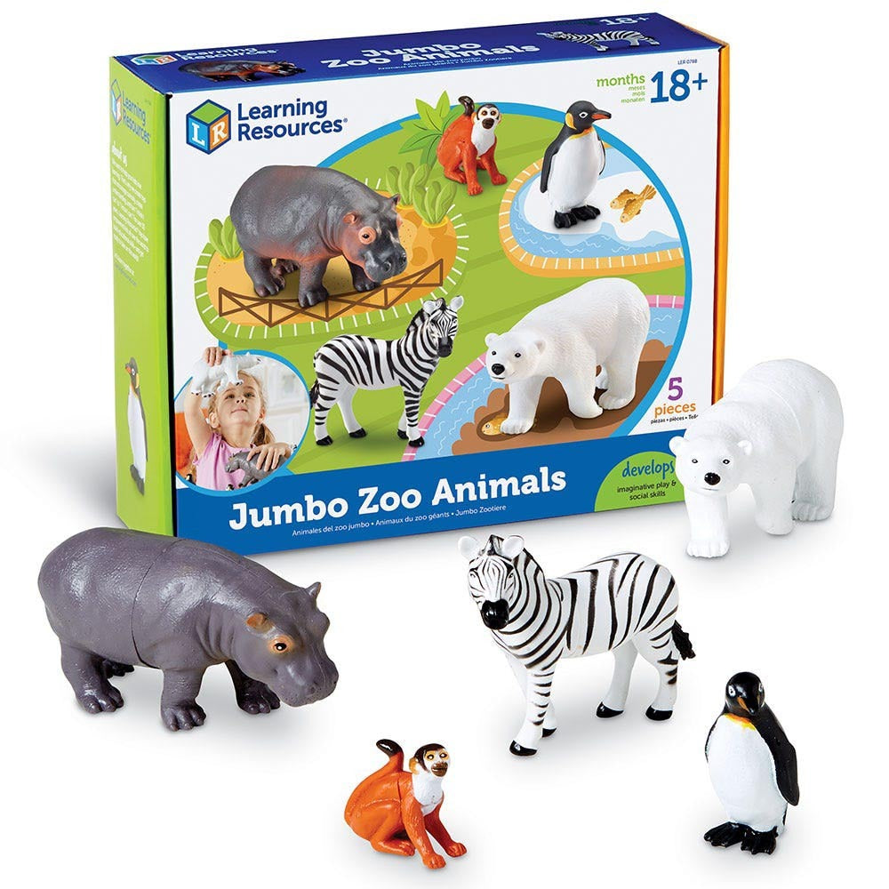 Learning Resources - Jumbo Zoo Animals – Zar World