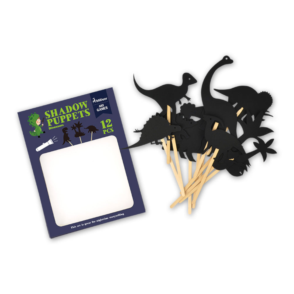 Mideer - Dinosaur Shadow Puppets Set – Zar World