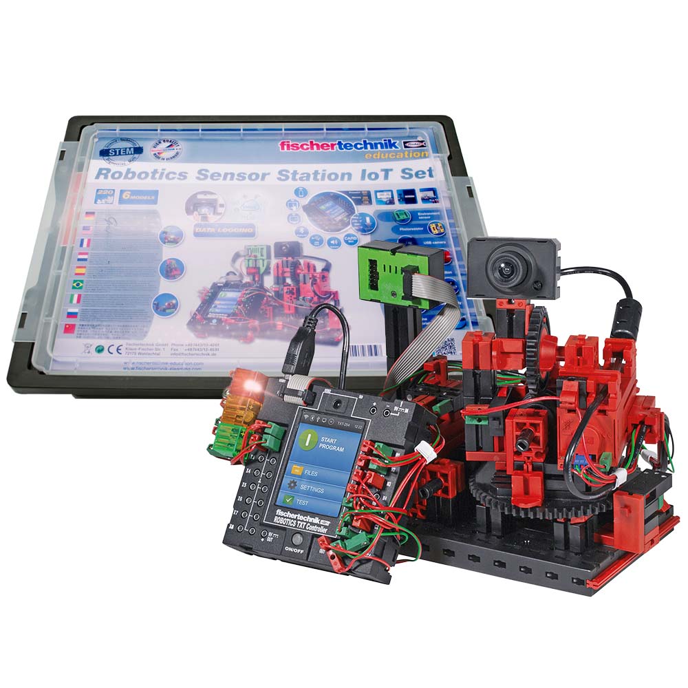 fischertechnik Education - Robotics Sensor Station IoT Set (incl. TXT ...