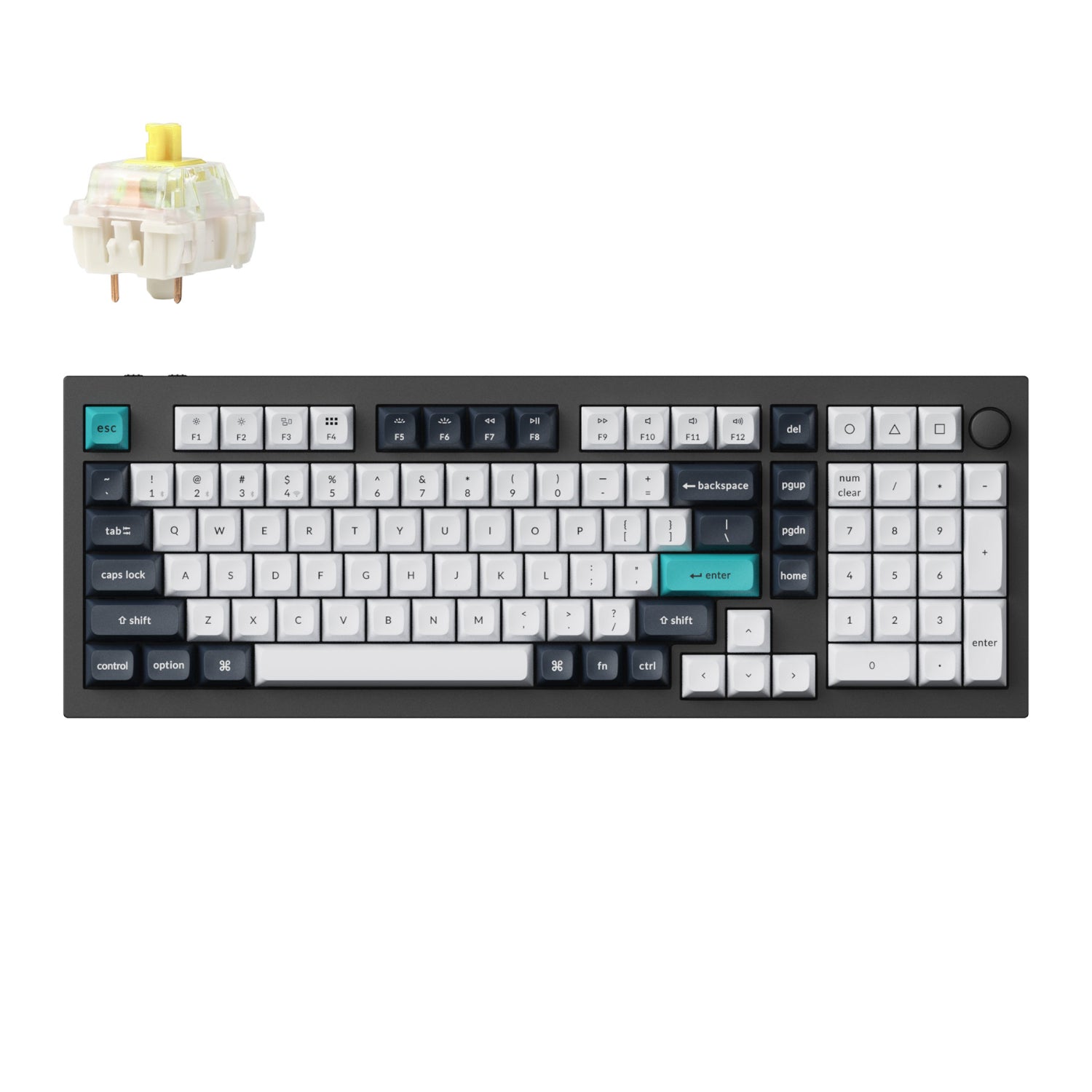 Keychron Q5 Max QMK/VIA Full-size Wireless Custom Mechanical Keyboard ...