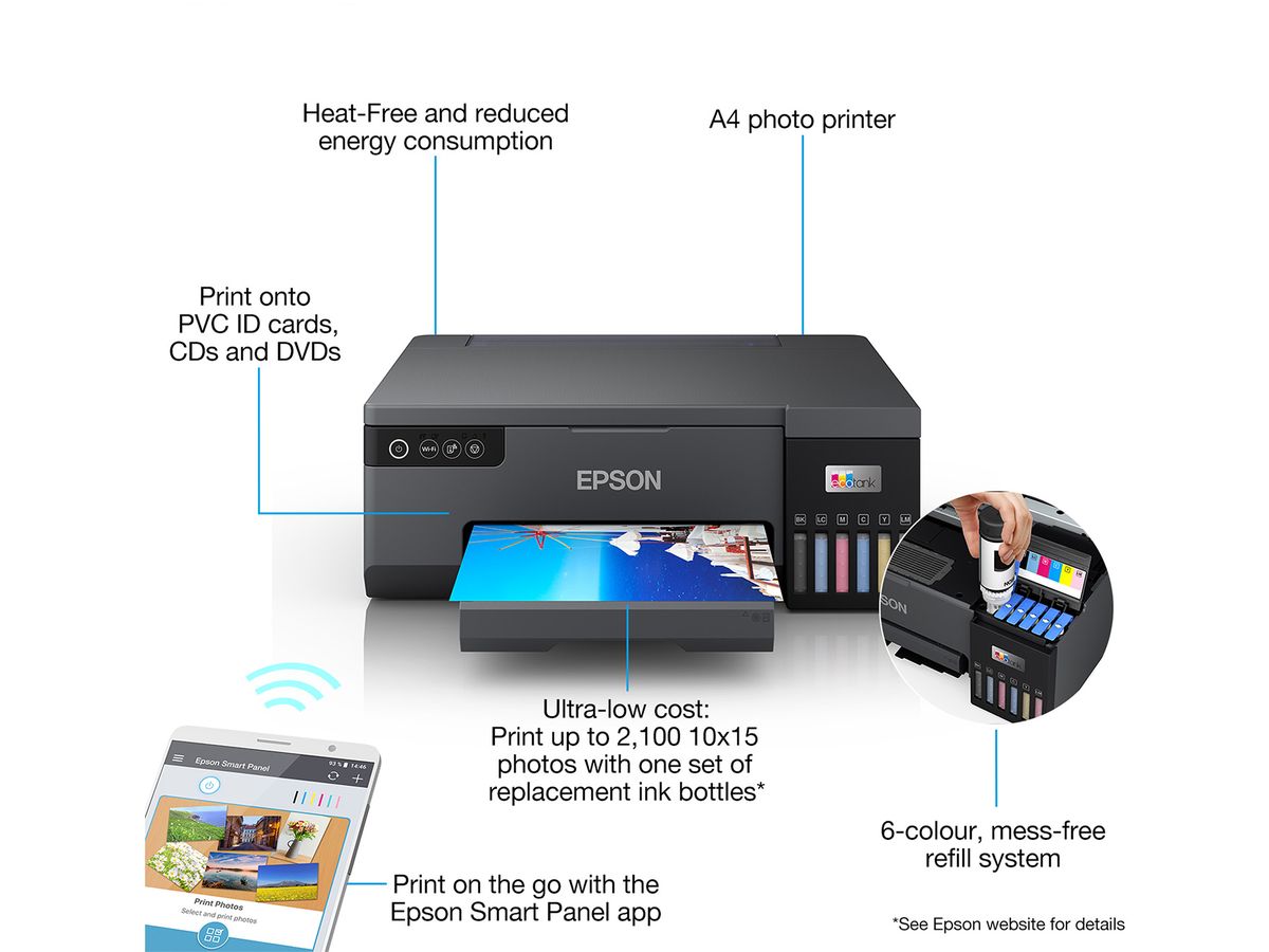 EPSON L8050 Borderless Photo Printer – Zar World